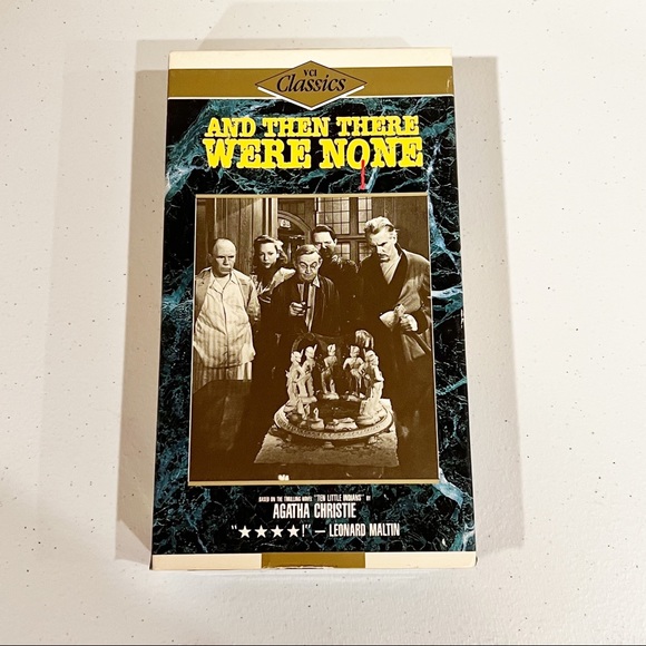 VCI Classics | Media | And Then There Were None Movie Vhs Tape Vcr Tape ...